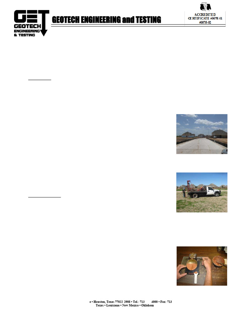 Guidelines Recommended Scope of Geotechnical Work | PDF | Technology ...