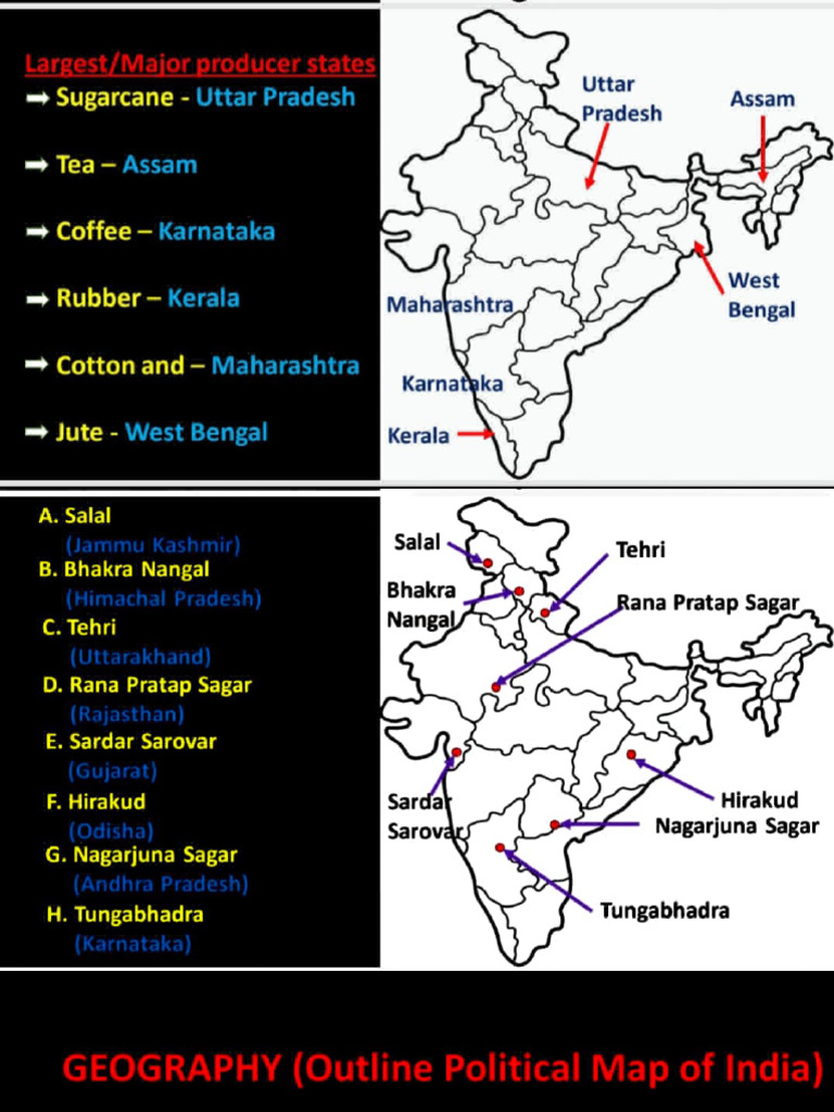 X Map Work pt2 | PDF | Gujarat | Agriculture