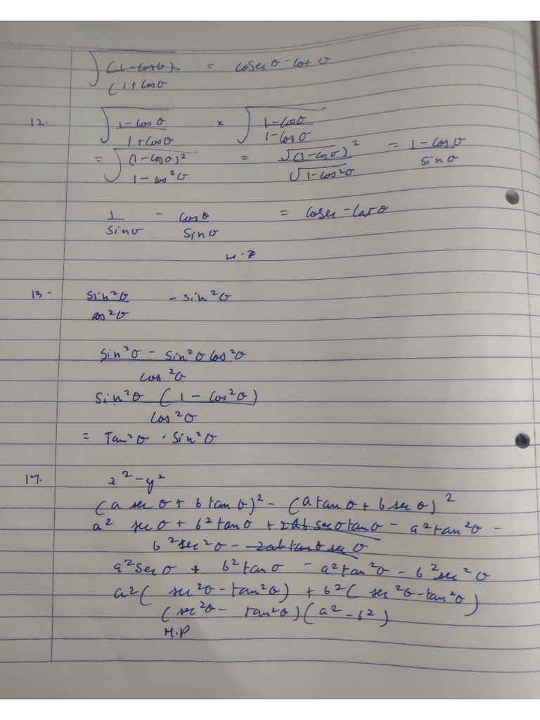 Trigonometry 2 | PDF