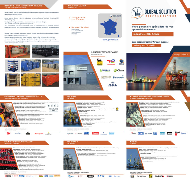 Plaquette Global Solution HD | PDF | Machines | Equipment