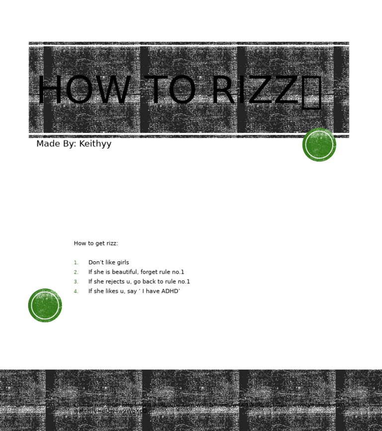 How To Rizz | PDF