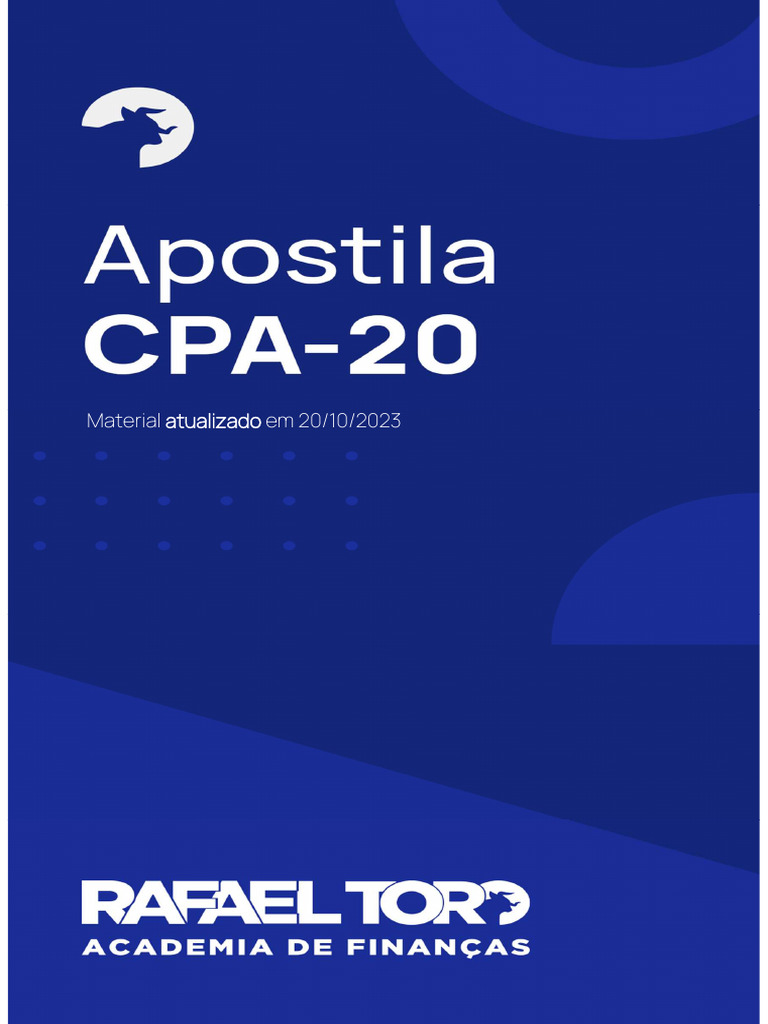Apostila CPA-20 Toro | PDF