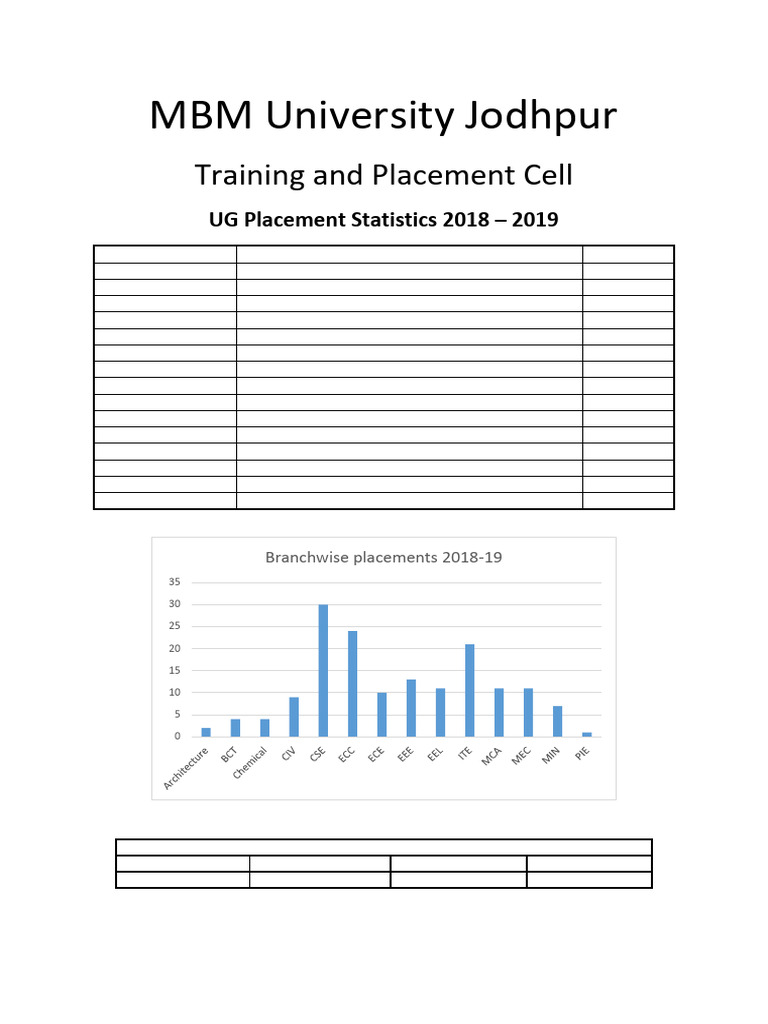 Placement Details 2018 - 19 | PDF | Engineering | Computing