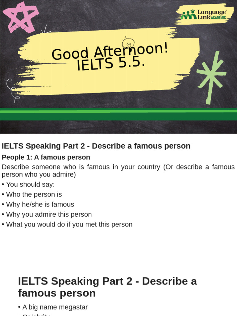 IELTS-Famous Person Part2 - 3 | PDF
