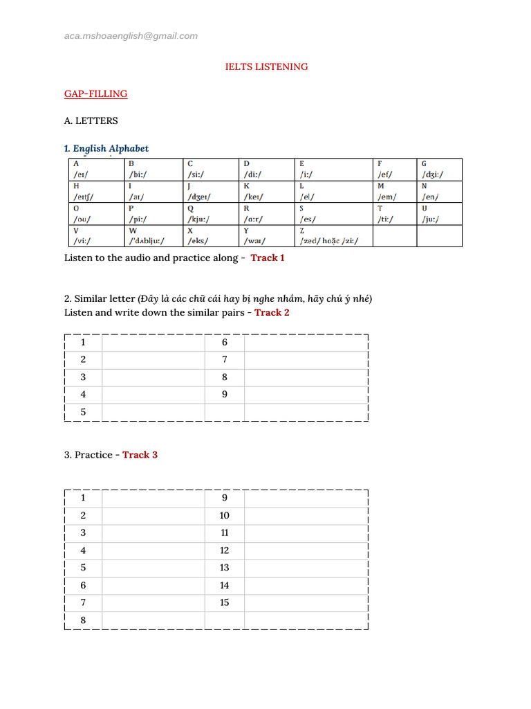 Listening HW Practice | PDF