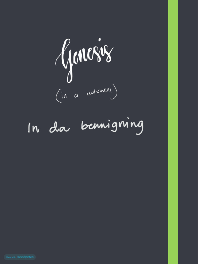 In Da Bennigning | PDF