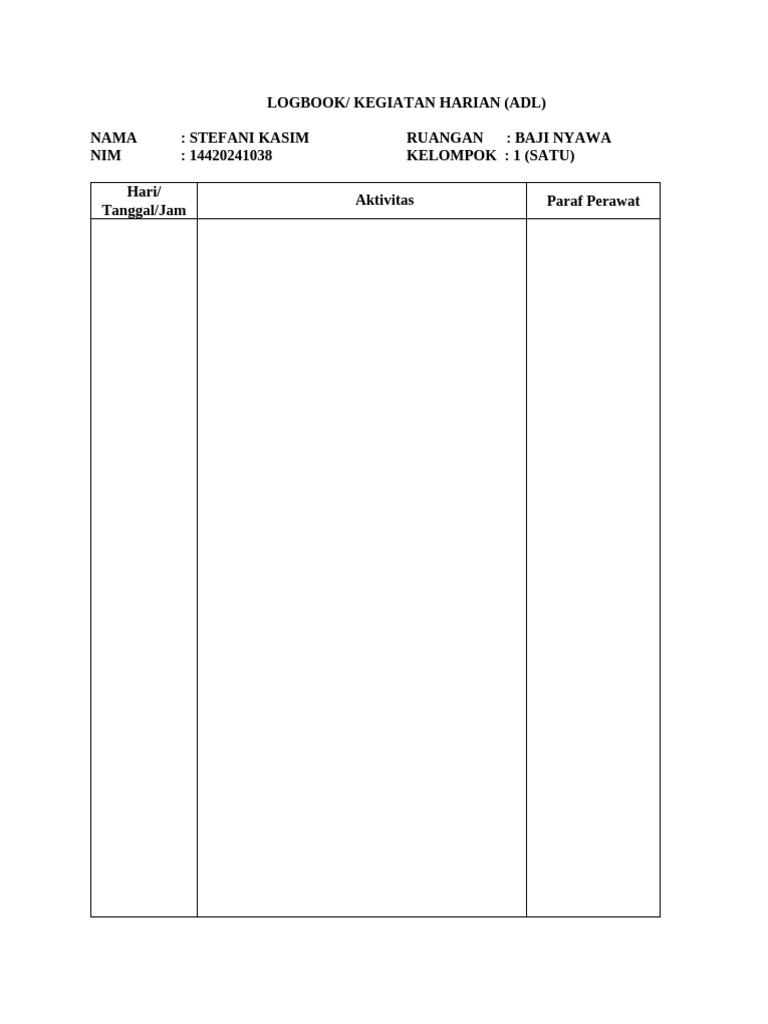 Format Adl Stefani | PDF
