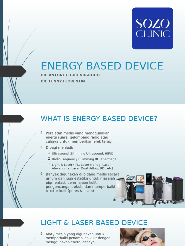 Energy Based Device | PDF