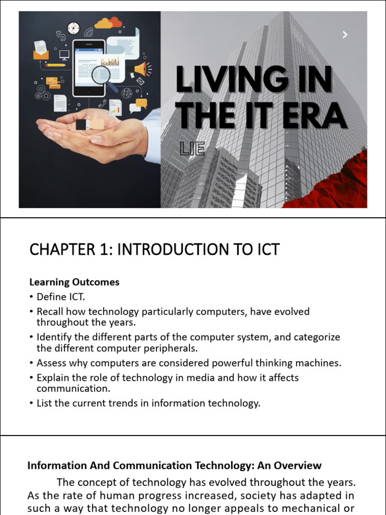 It Era Chap1 | PDF