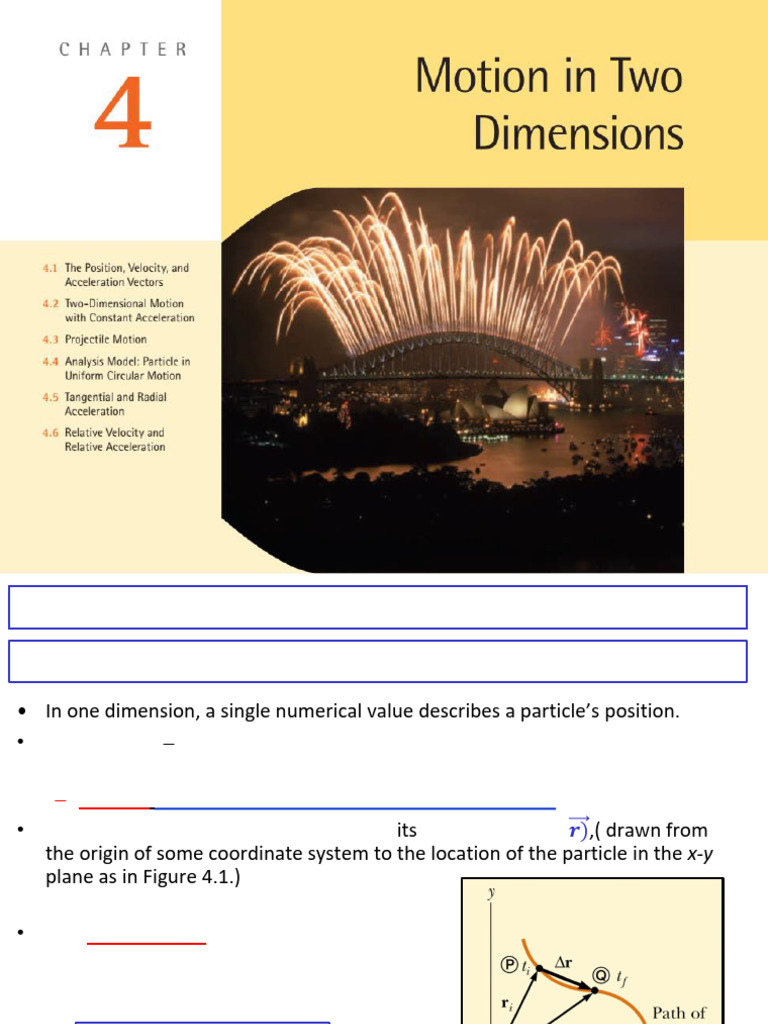 Two-Dimensional Motion and Vectors | PDF | Acceleration | Teaching ...