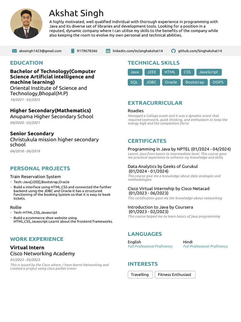 Akshat Resume | PDF