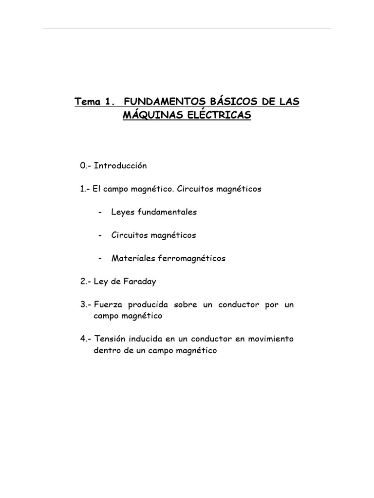 Tema1 Circuitos Magneticos | PDF