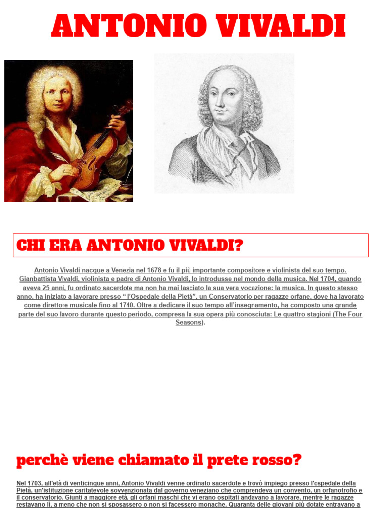 Antonio Vivaldi | PDF