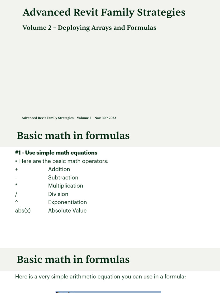 Volume2-Presentation-Formulas-and-Arrays | PDF