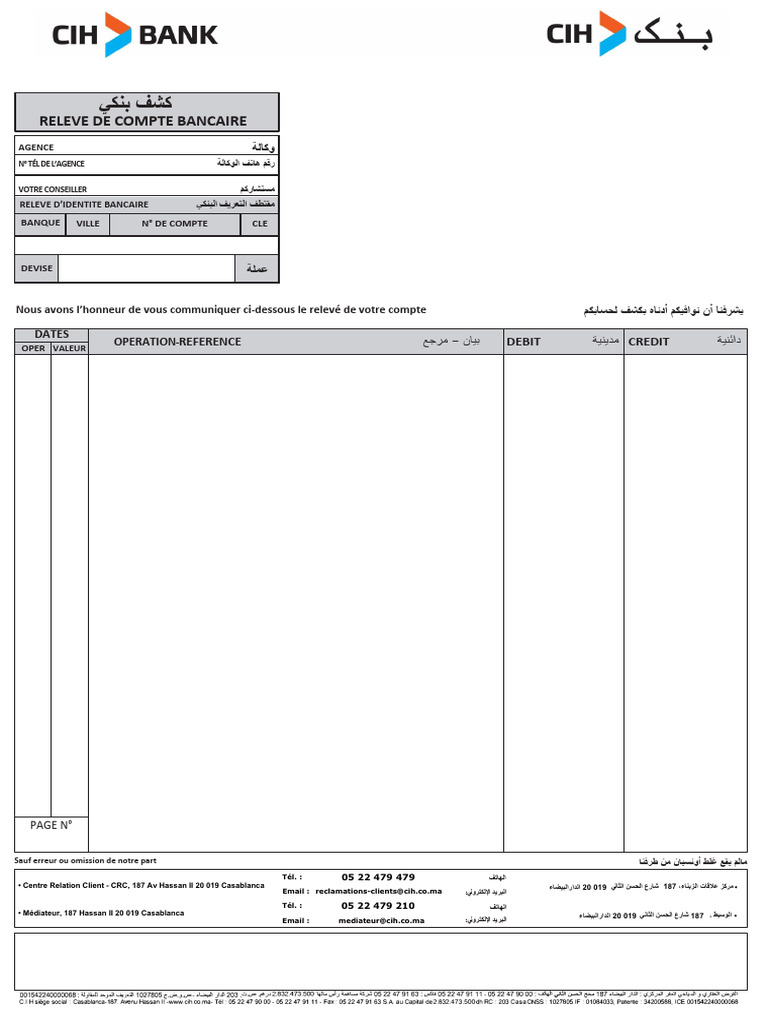 CIH Relevé 9690764211000800 202102 | PDF