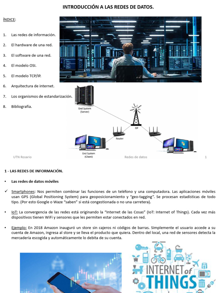 0 - Introducción a las Redes de Datos | PDF
