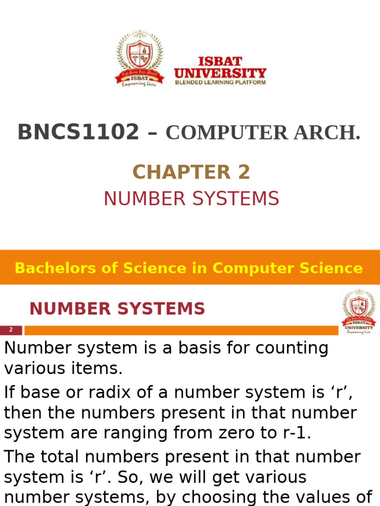 BNCS1209 Chapter2-Updated2 | PDF