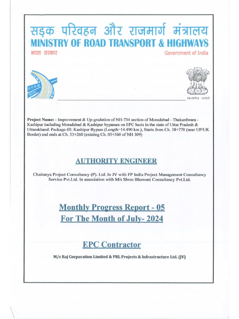 MPR For The Month of July-2024 PKG - III | PDF