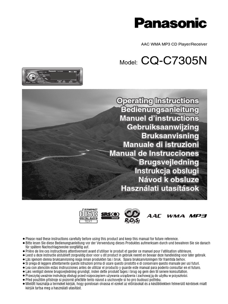 Panasonic Manual | PDF