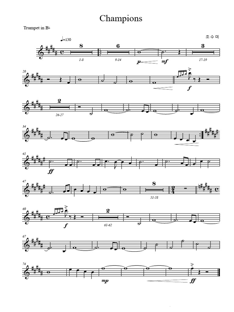 Champions Trumpet | PDF