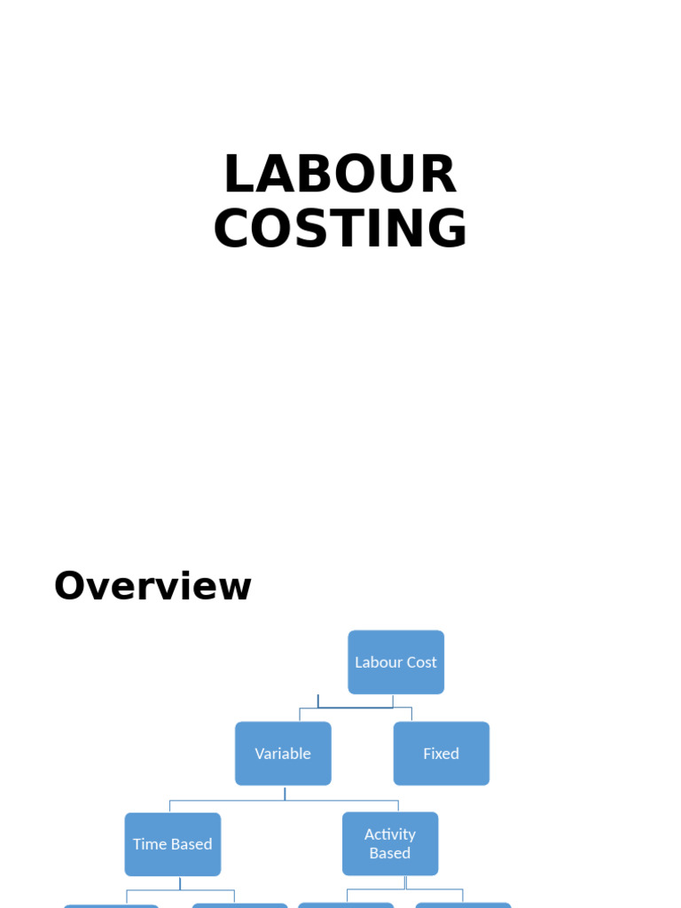 Labour Costing 1 | PDF