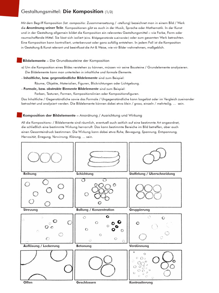 AB - Komposition01 - Elemente - Frau Schimpf | PDF