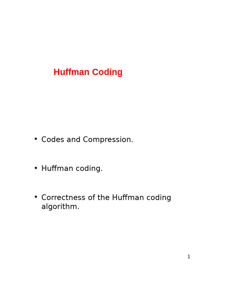 Huffman Coding | PDF Huffman Coding | PDF