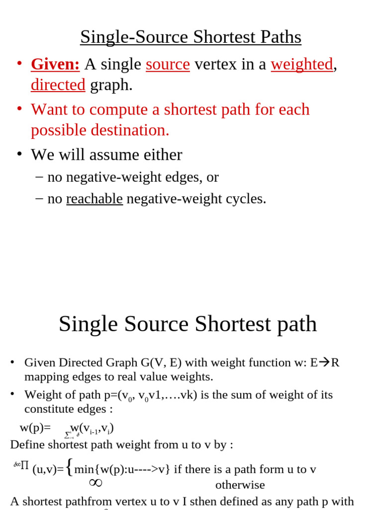 Bellman Ford Algorithm Pdf