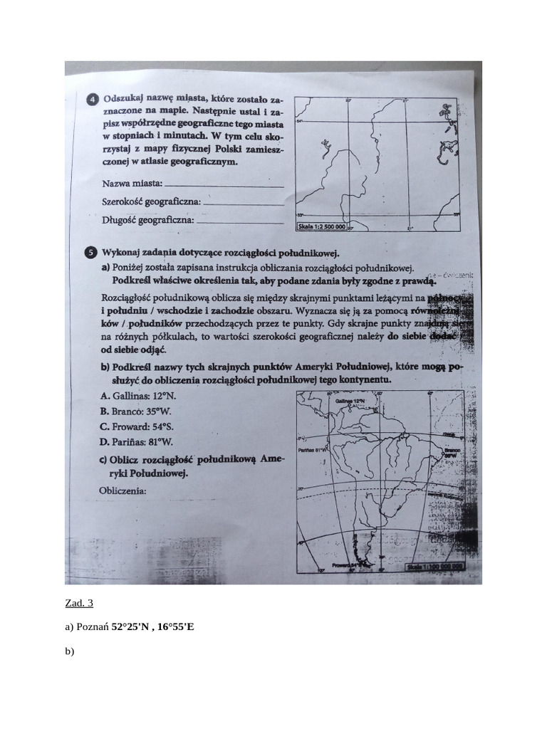 Zad. 3 A) Poznań B) | PDF