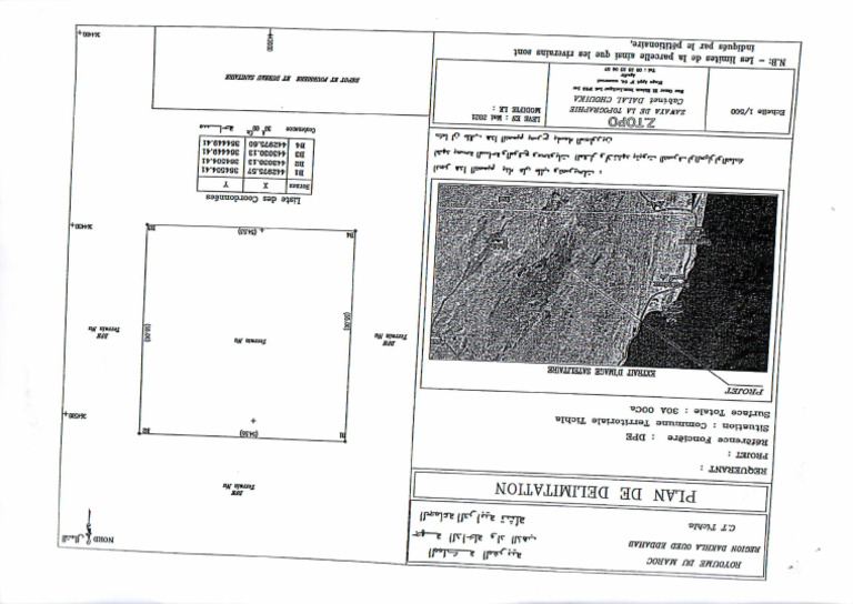 Plan de Delimitation | PDF