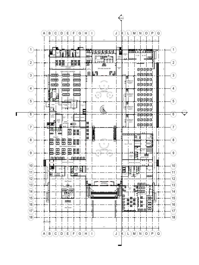 Main Building Ground Floorplan | PDF | Foodservice | Cooking