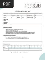 Year 9 Checkpoint Test 2023 | PDF