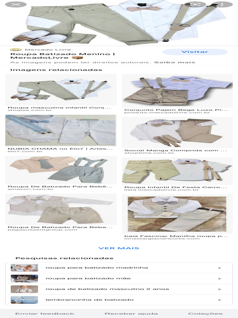 Roupa de Batizado para Bebe Masculino - Pesquisa Google | PDF