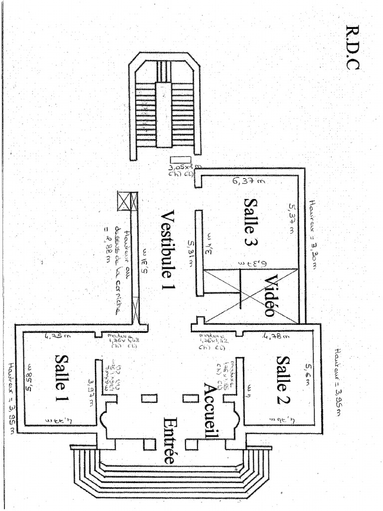 Plans Et Mesures Des Salles Hda-08112013140331 | PDF