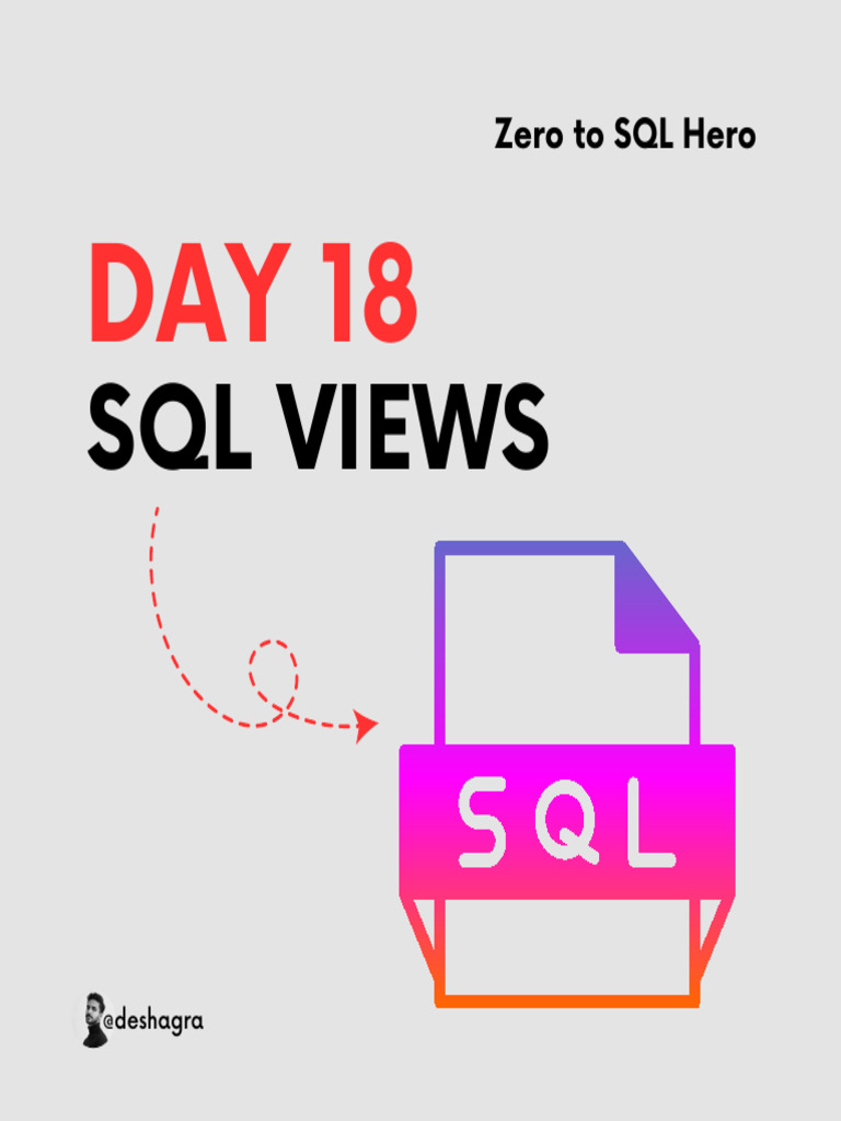 SQL Views | PDF