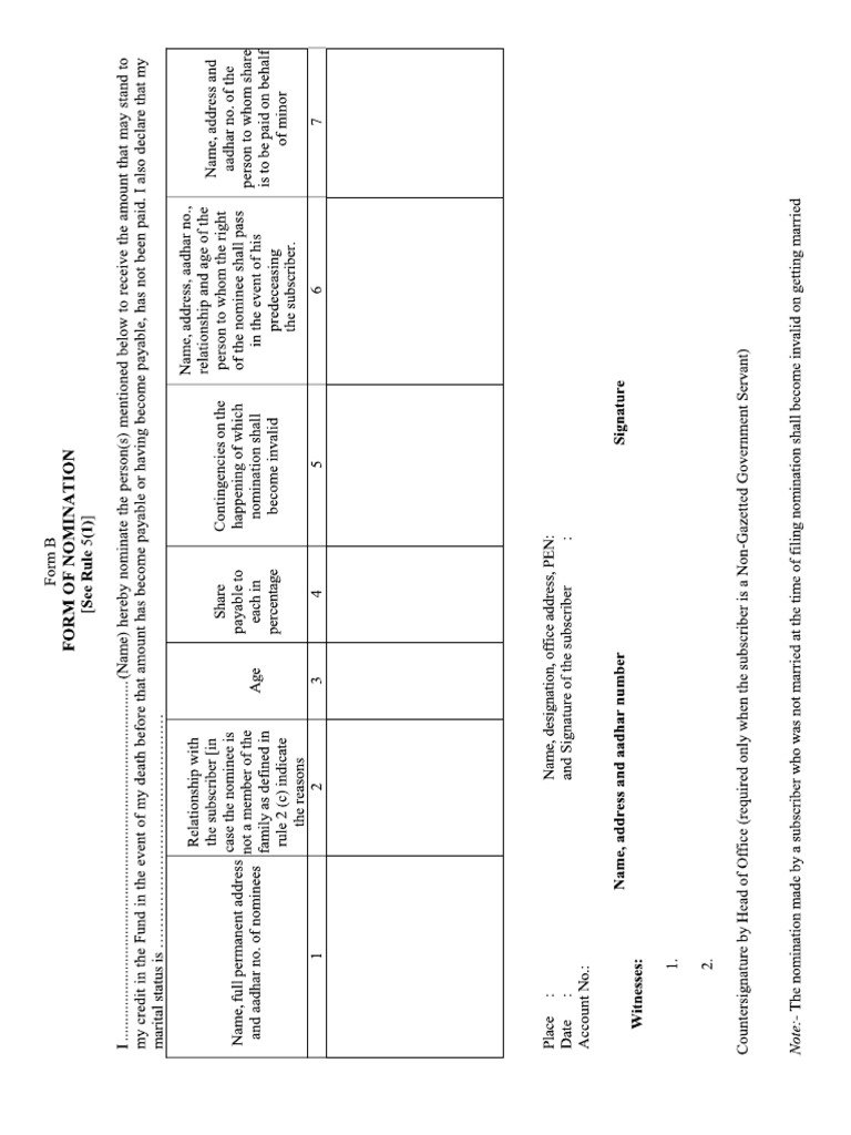 GPF Nomination Form | PDF
