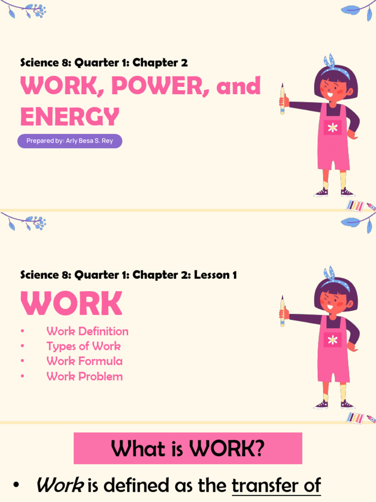 Science 8 Quarter 1 ForceWork and Power | PDF
