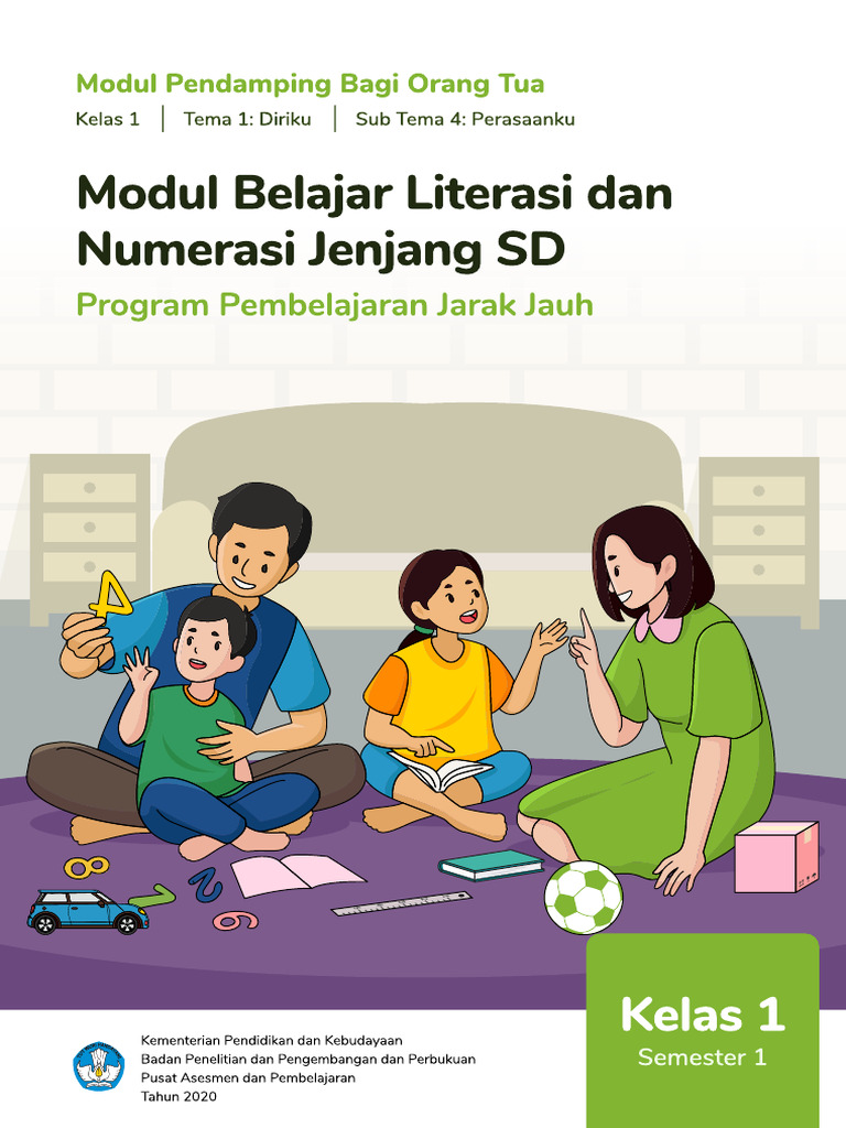 Modul Pendamping Bagi Orang Tua - Modul Literasi Dan Numerasi Bagi Siswa SD Kelas 1 Minggu Ke 4 ...