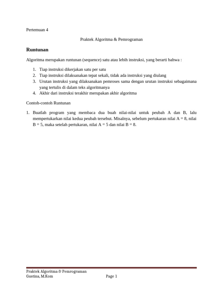 Pertemuan 4 (2) | PDF