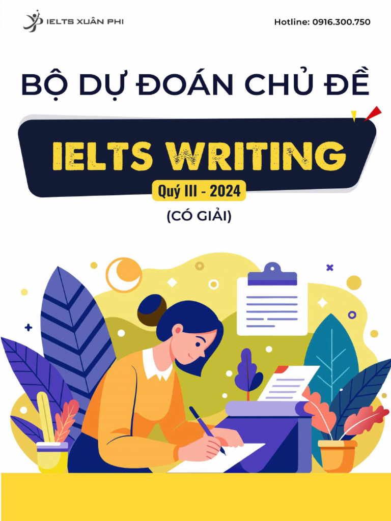 GỢI Ý Ý TƯỞNG BỘ ĐỀ DỰ ĐOÁN WRITING QUÝ III - 2024 | PDF