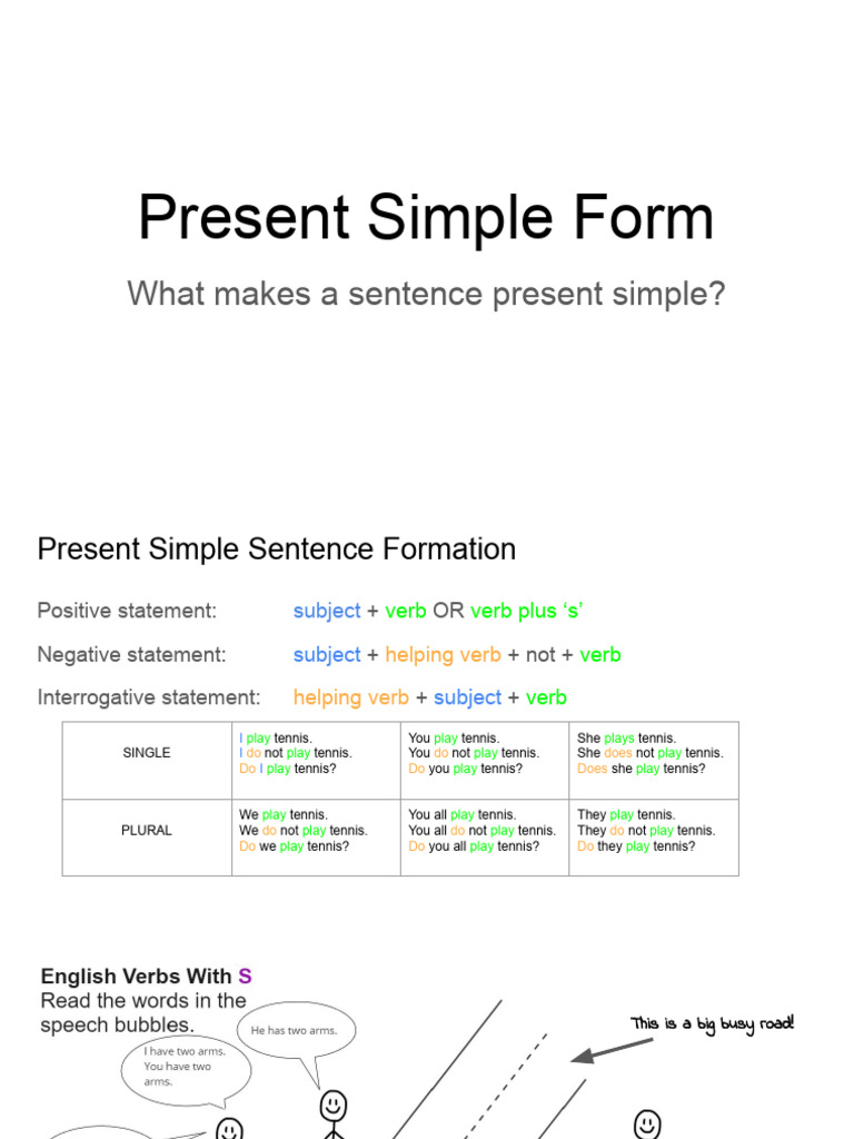 Present Simple - Slides | PDF