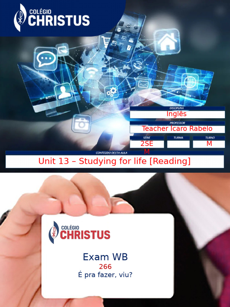 2SEM [Class 01] Unit 13 - Reading | PDF