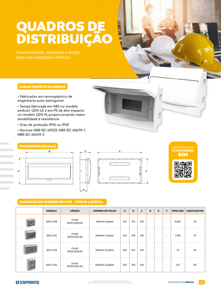 Catalogo Linha Quadros de Distribuicao | PDF