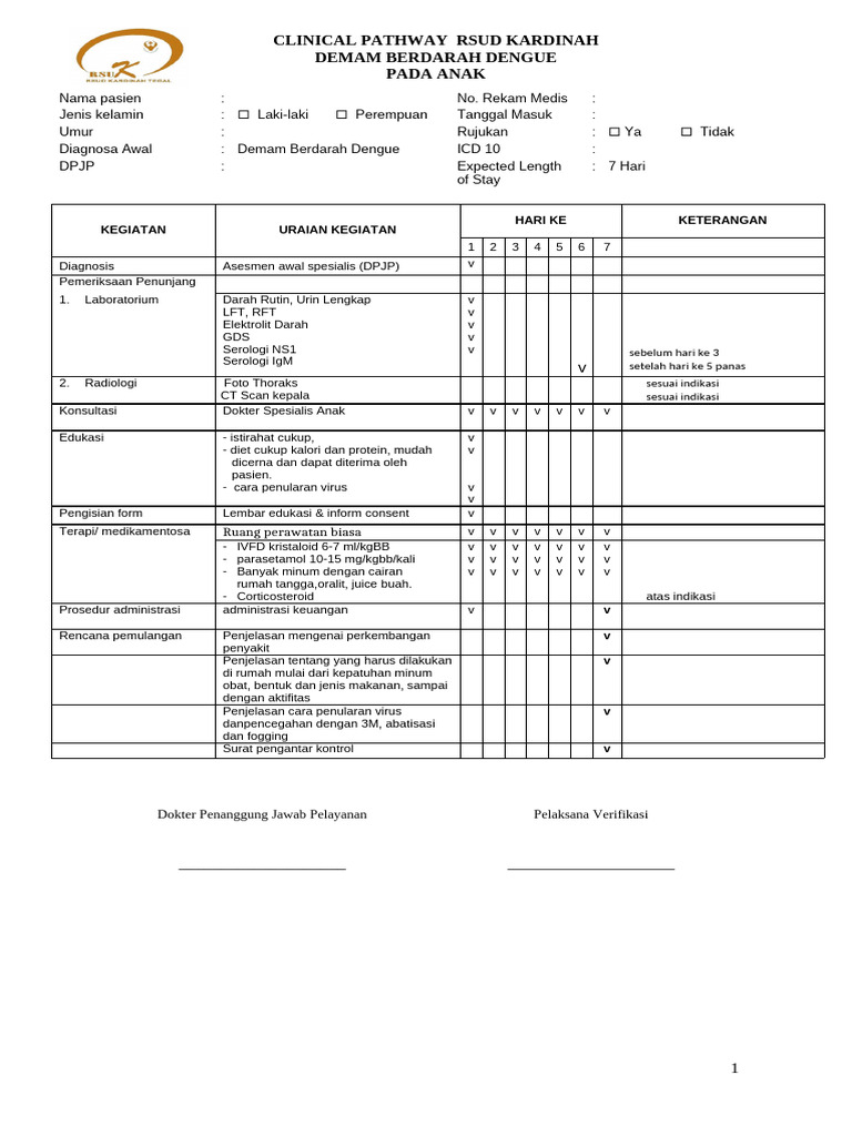 CP DBD Pada Anak | PDF