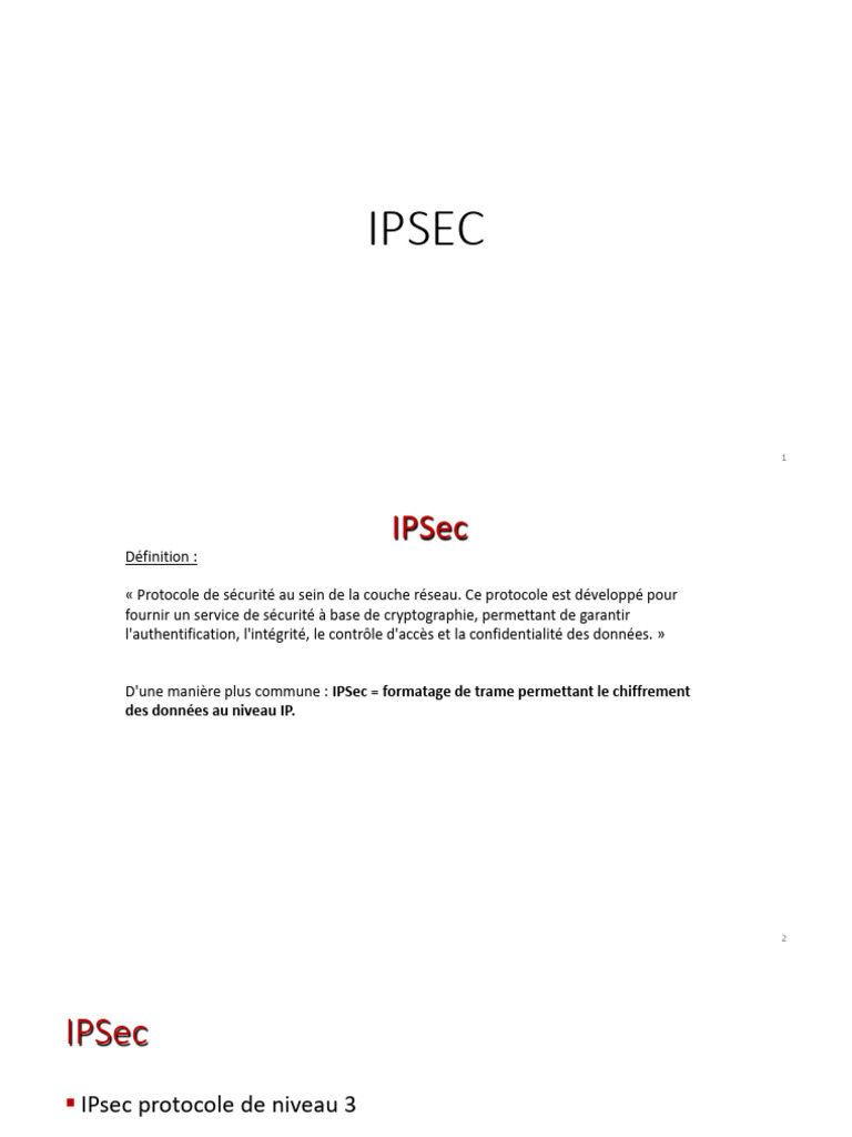 IPSEC | PDF