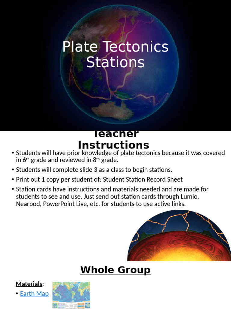 Plate Tectonic Stations | PDF