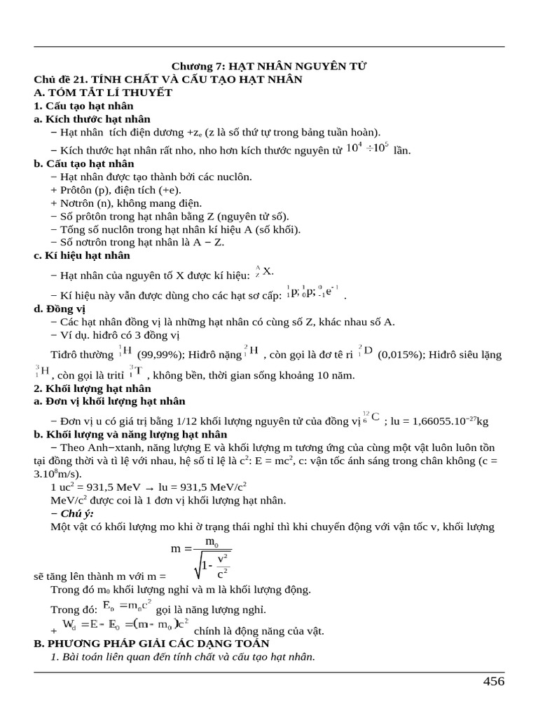 Vat Ly Hat Nhan | PDF