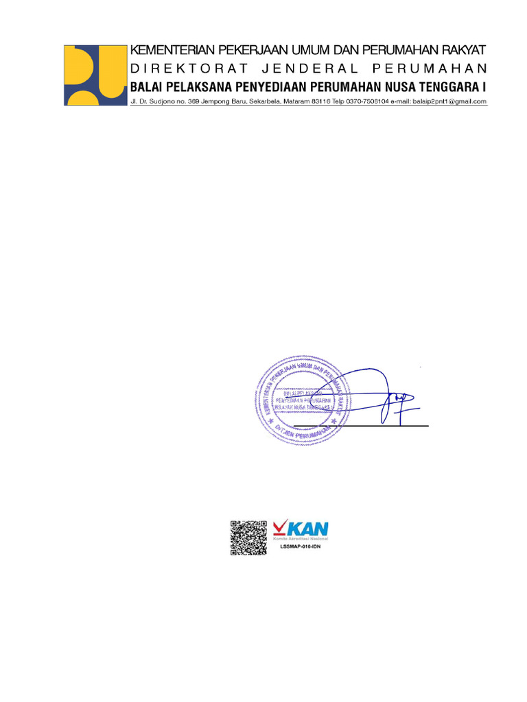 Surat Balasan Kunjungan Proyek | PDF