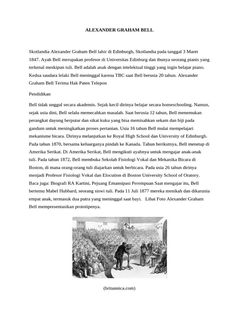 ALEXANDER GRAHAM BELL | PDF