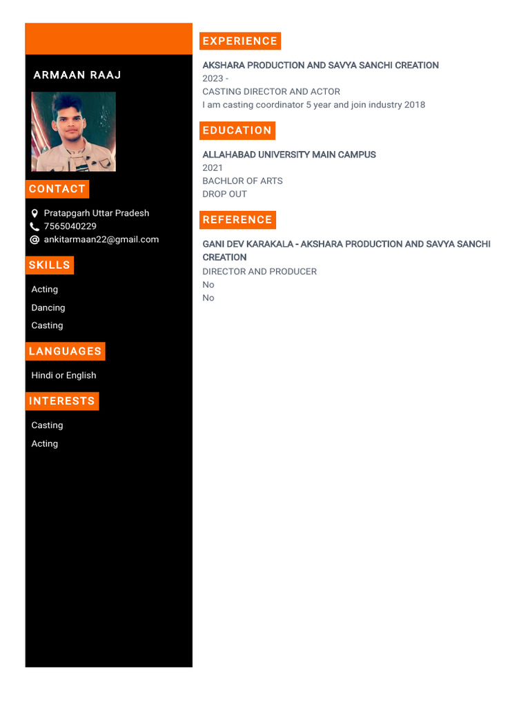 Intelligent CV Document | PDF